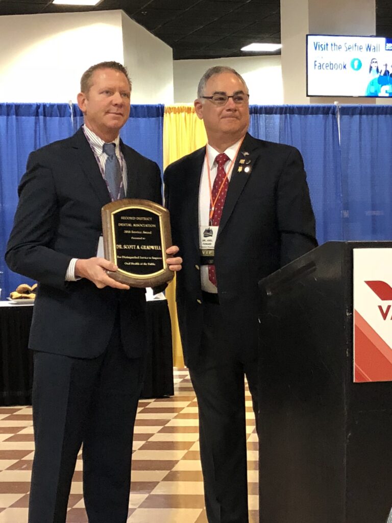 2018 Service Award - Dr. Scott A. Gradwell DMD FAGD